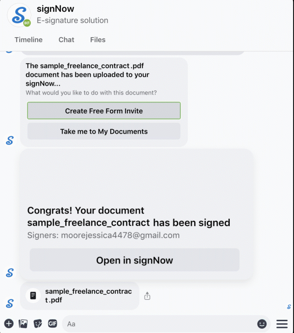 How to use signNow for Workplace from Facebook - signNow Blog